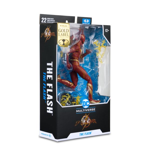 DC Multiverse The Flash Movie: Flash Speed Force Gold Label 7" figure ...